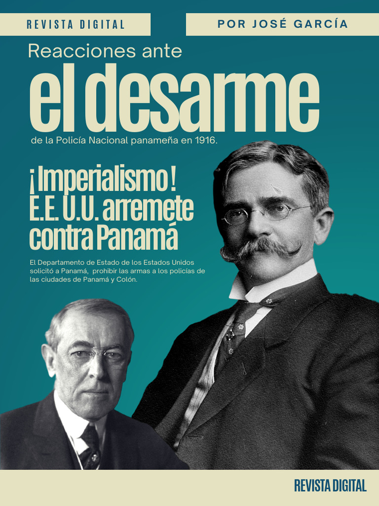 el desarme de Panamá 1916 | PDF | Panamá | canal de Panama