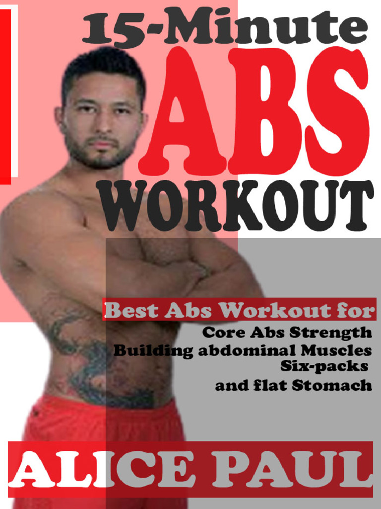 15-Minute Abs Workout | PDF | Abdomen | Adipose Tissue