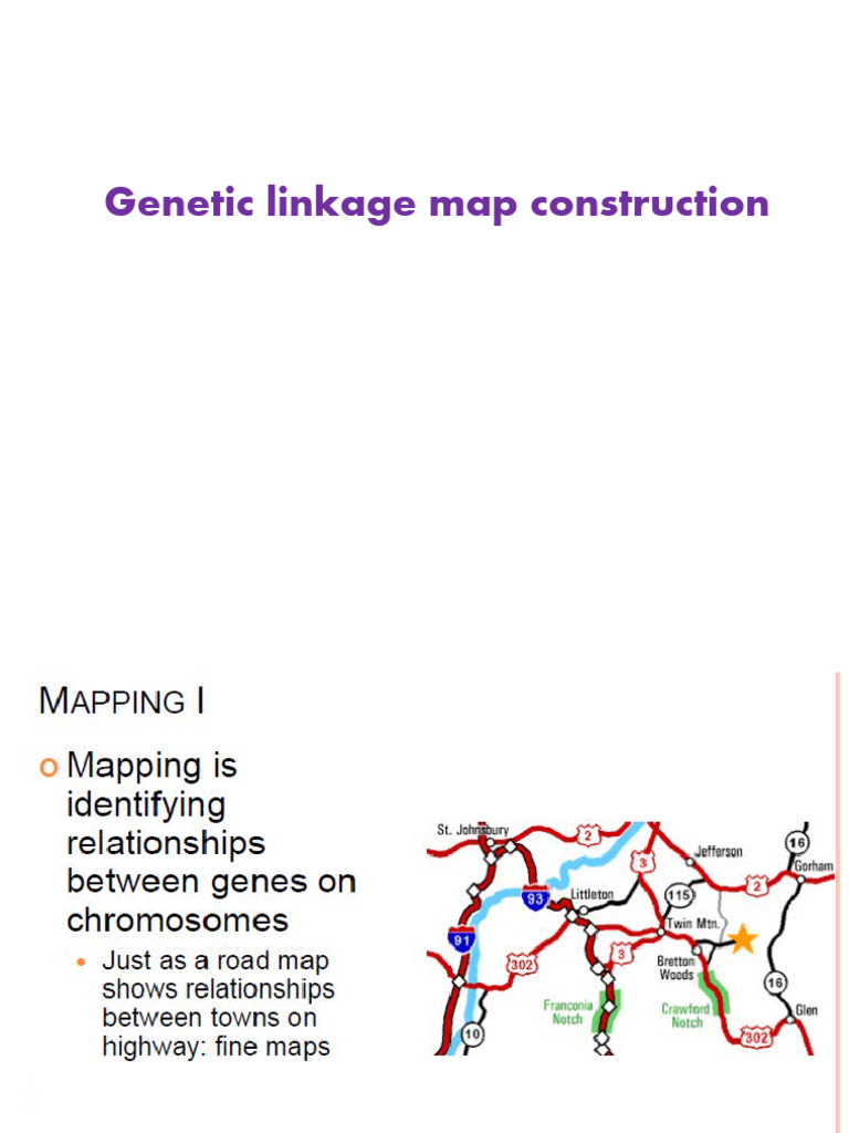 Linkage Map Construction | PDF | Genetic Linkage | Cytogenetics
