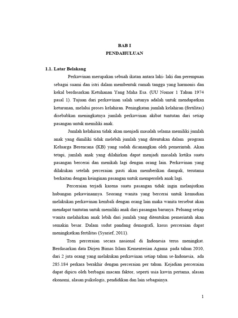 Perkawinan Dan Perceraian | PDF