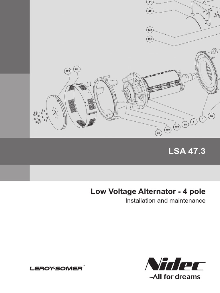 LSA47 3-Install&Mainten | PDF | Diode | Bearing (Mechanical)