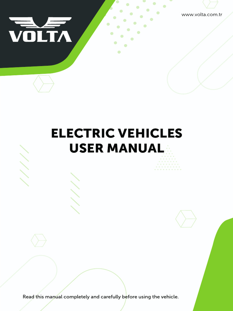 Volta VS4 Electric Vehicle Manual | PDF | Vehicles | Manual Transmission