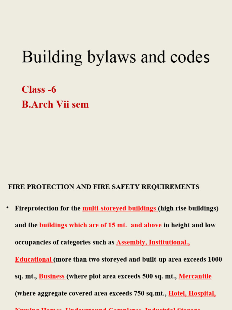 Building Bylaws and Codes-6 | PDF | Stairs | Elevator