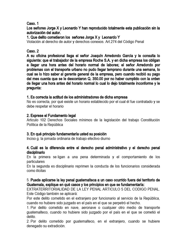 Derecho Penal Pdf Derecho Penal Castigos 2390
