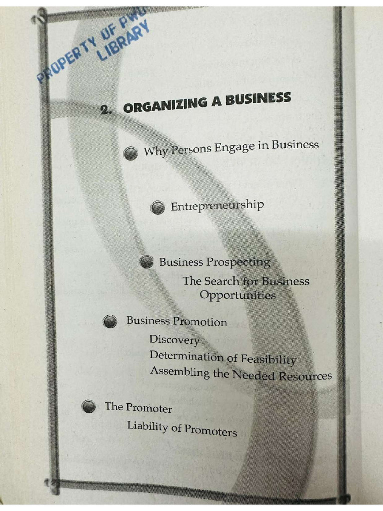 Chapter 2 Organizing A Business | PDF