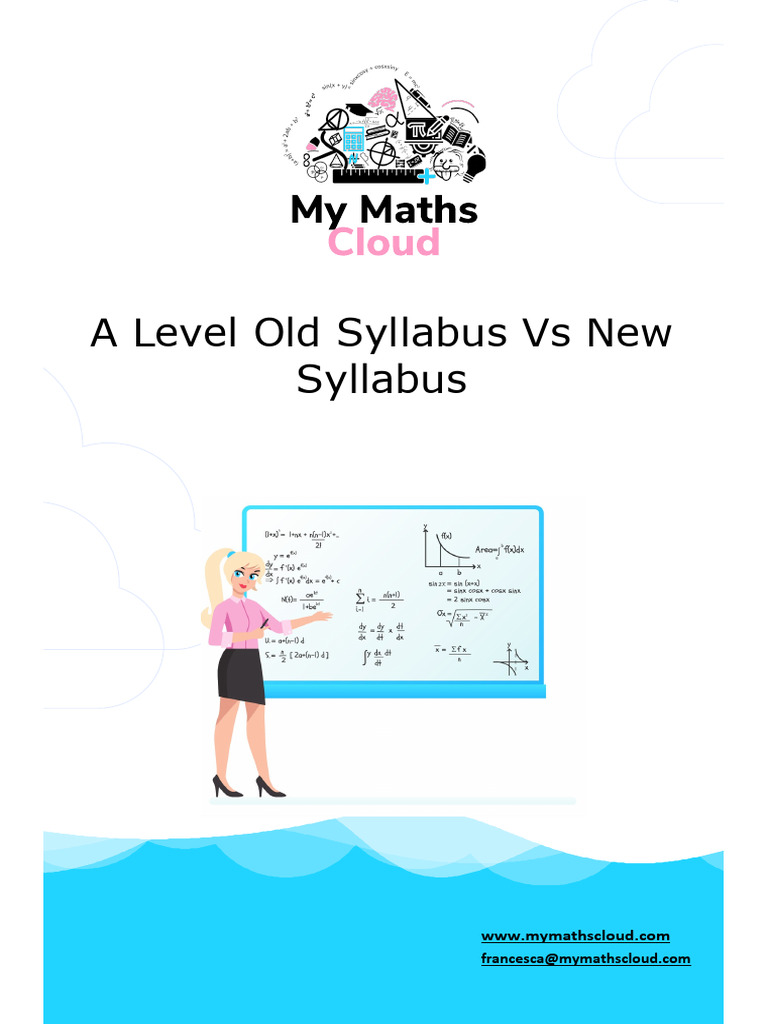 A Level Syllabus Comparison: Old vs New | PDF | Integrated Truss ...