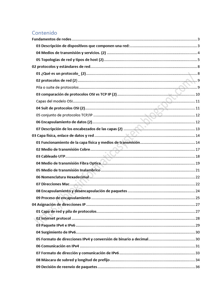 Fundamentos de Redes | PDF | Protocolos de internet | Yo Pv6