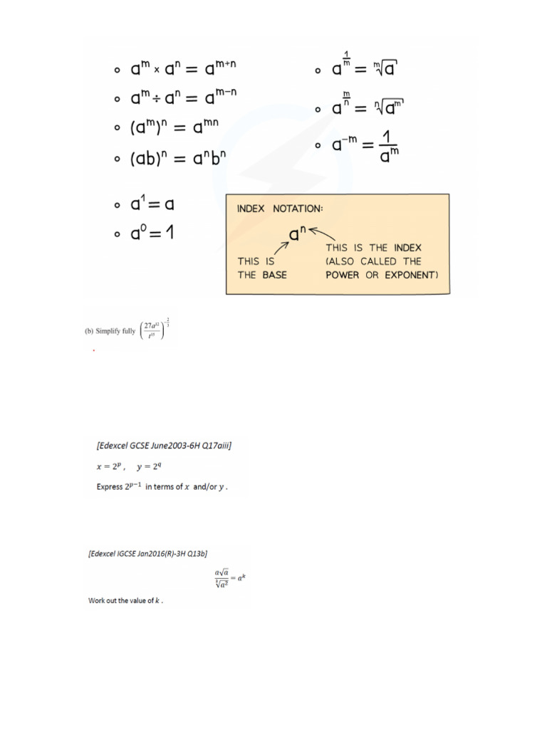 Indices Rule空白版 Pdf