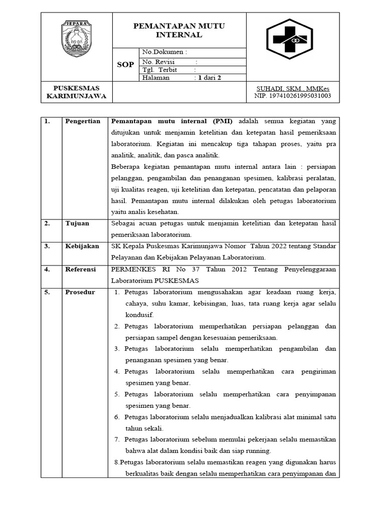 17-Pemantapan Mutu Internal | PDF