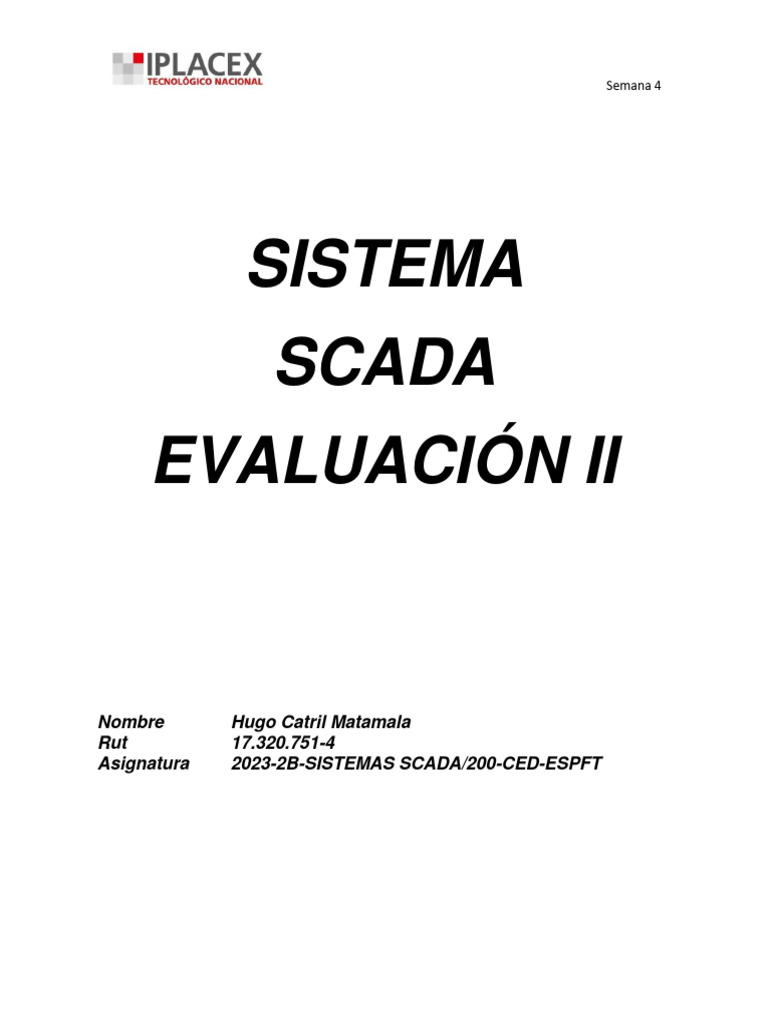 Programación SCADA: Motor Trifásico | PDF | Scada | Ingeniería de Sistemas