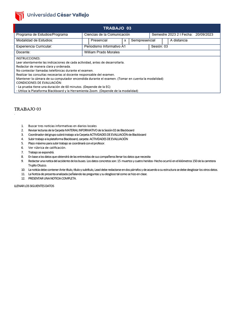 Guía para Redactar Noticias Informativas | PDF