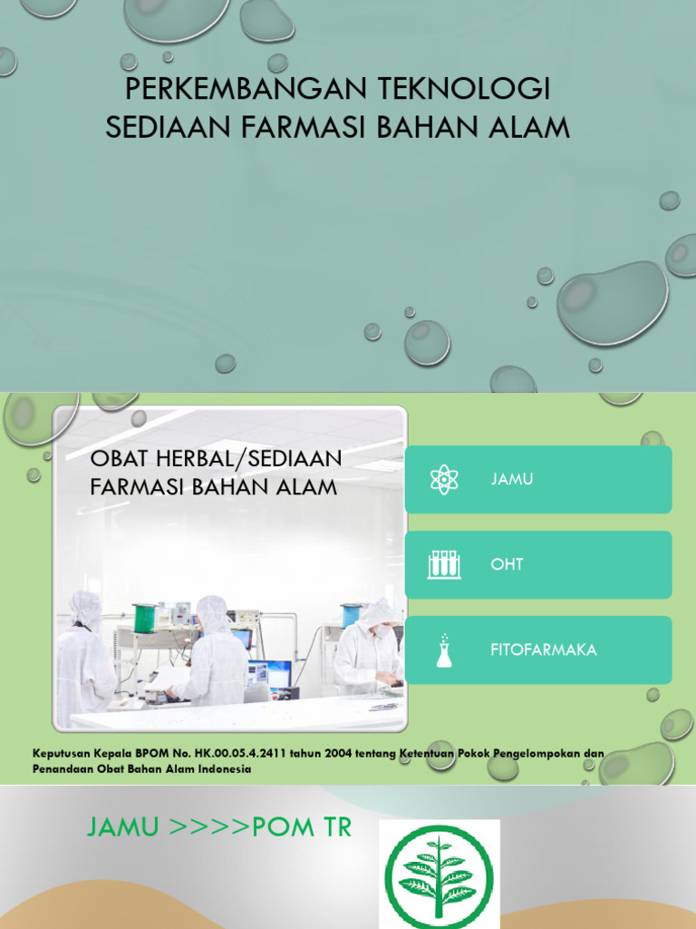Perkembangan Teknologi Sediaan Farmasi Bahan Alam | PDF | Soft Matter | Pharmaceutical Sciences