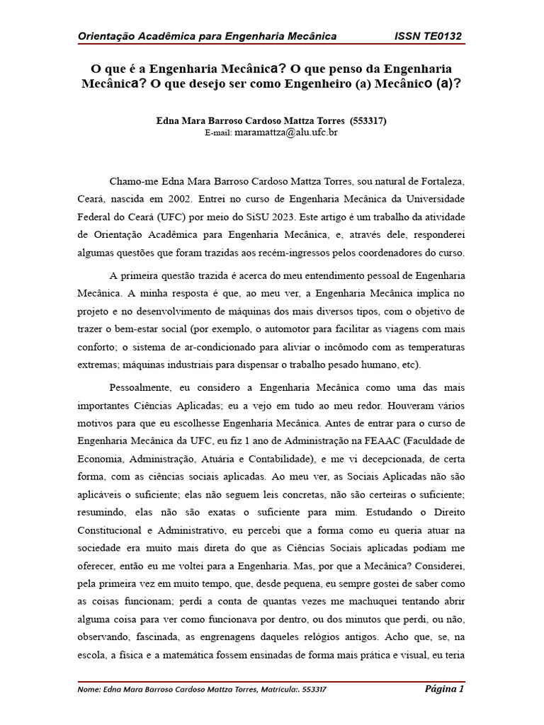 Edna Mara Artigo | PDF | Engenharia | Science