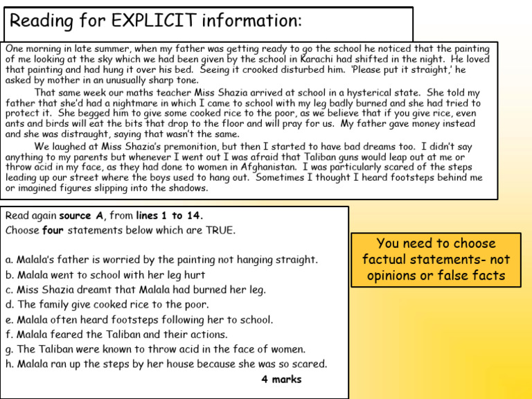 Explicit and Implicit Information | PDF