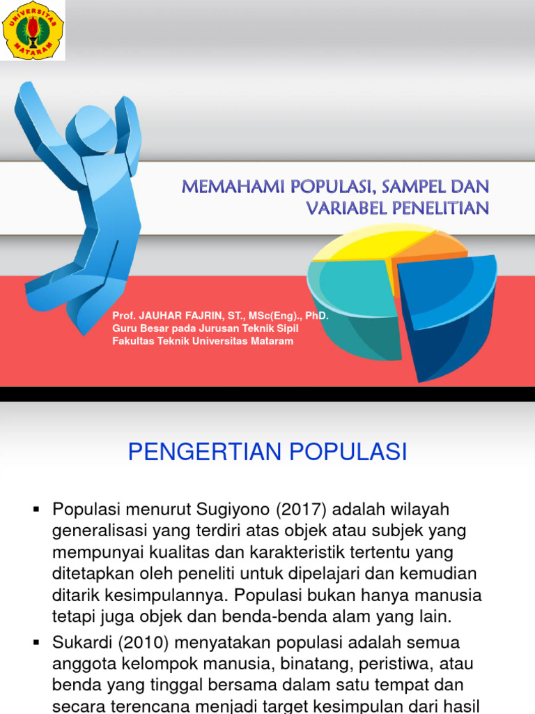 Materi-6; Memahami Populasi, Sample dan Variabel | PDF