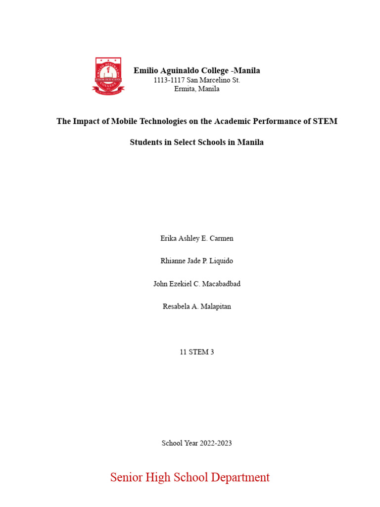 Formal Qualitative Research Paper Format | PDF | Educational Technology ...