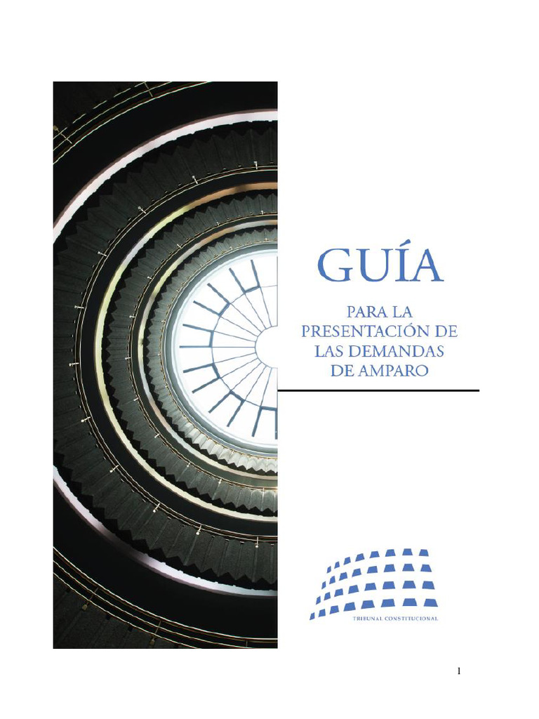 Guía para La Presentación de Las Demandas de Amparo | PDF | Demanda judicial | Constitución