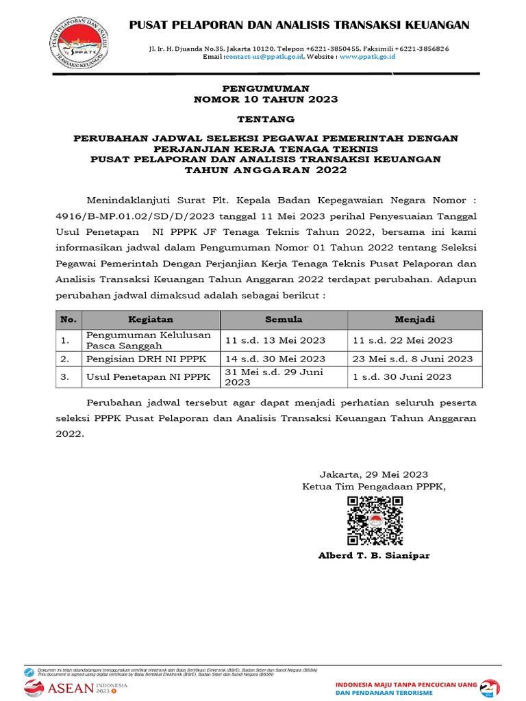 Pusat Pelaporan Dan Analisis Transaksi Keuangan | PDF