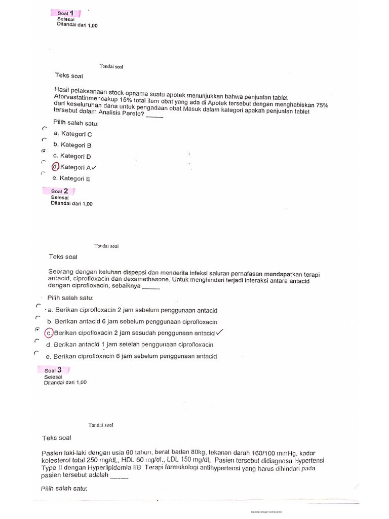 Soal Kompre-SH | PDF