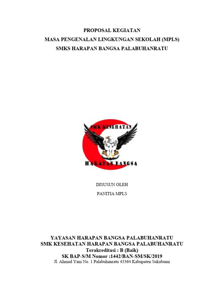 Proposal MPLS SMK Kesehatan 2022/2023 | PDF