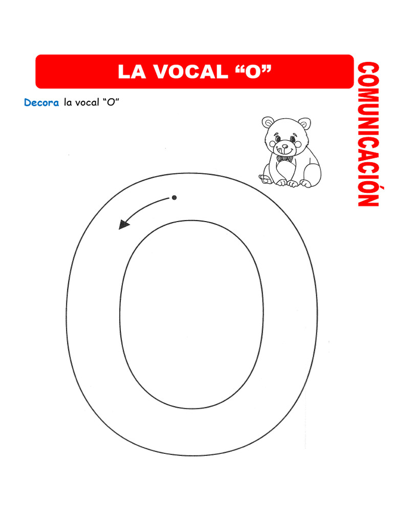 Actividades Preescolares con la Vocal O | PDF | Artes del Lenguaje y ...