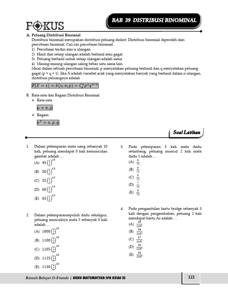 Distribusi Binomial | PDF