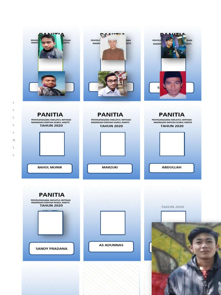 ID Card Panitia Haflatul Imtihan 2020 | PDF