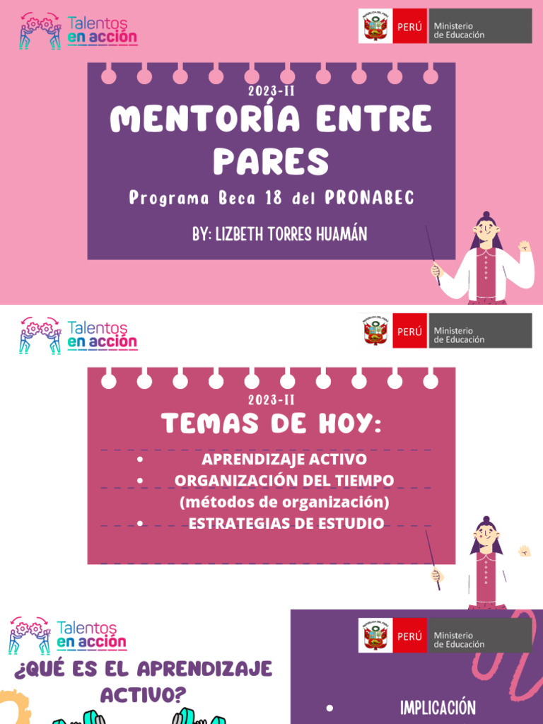 Hernán Ccompi - TALENTO GUÍA - Programa Talentos en Acción REUNIÓN #2 | PDF