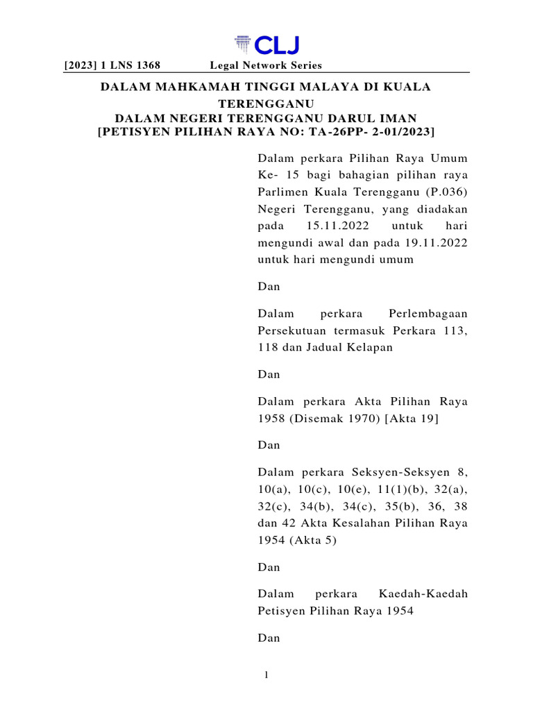 Dato' Mohd Zubir Embong V Datuk Haji Ahmad Amzad | PDF Dato' Mohd Zubir Embong V Datuk Haji Ahmad Amzad | PDF