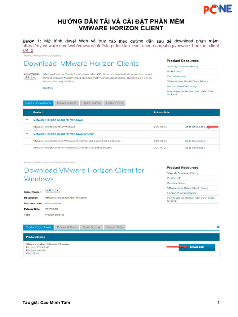Huong Dan Cai Dat Phan Mem Vmware | PDF