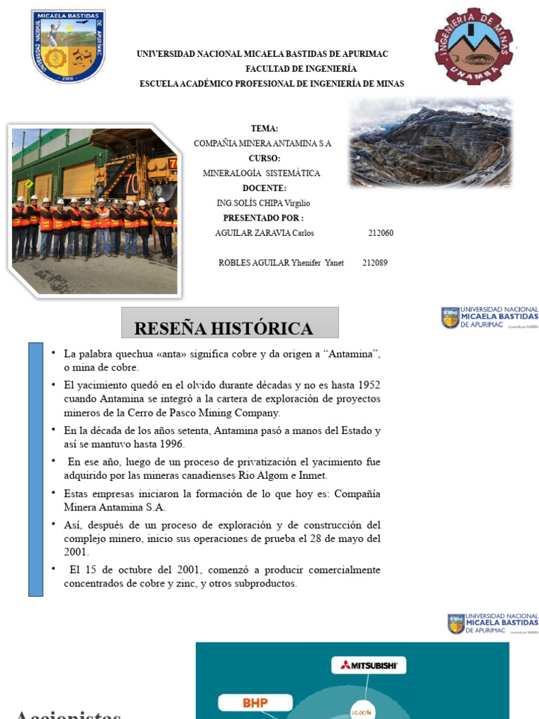 Antamina 2023 | PDF | Mineral | Calcita