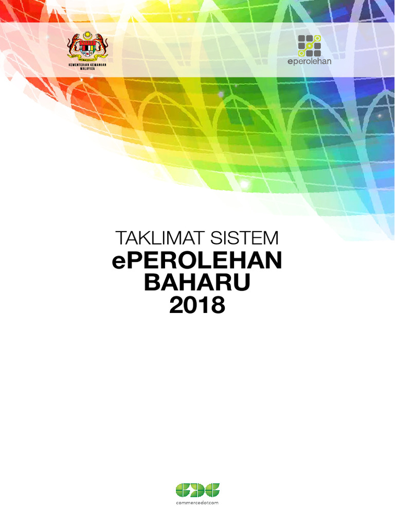 Slide Taklimat Pembekal Ep 2018 Version 1 | PDF
