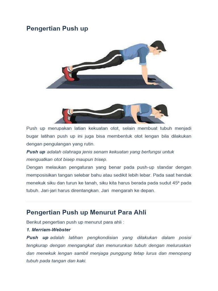 Pengertian Push Up | PDF