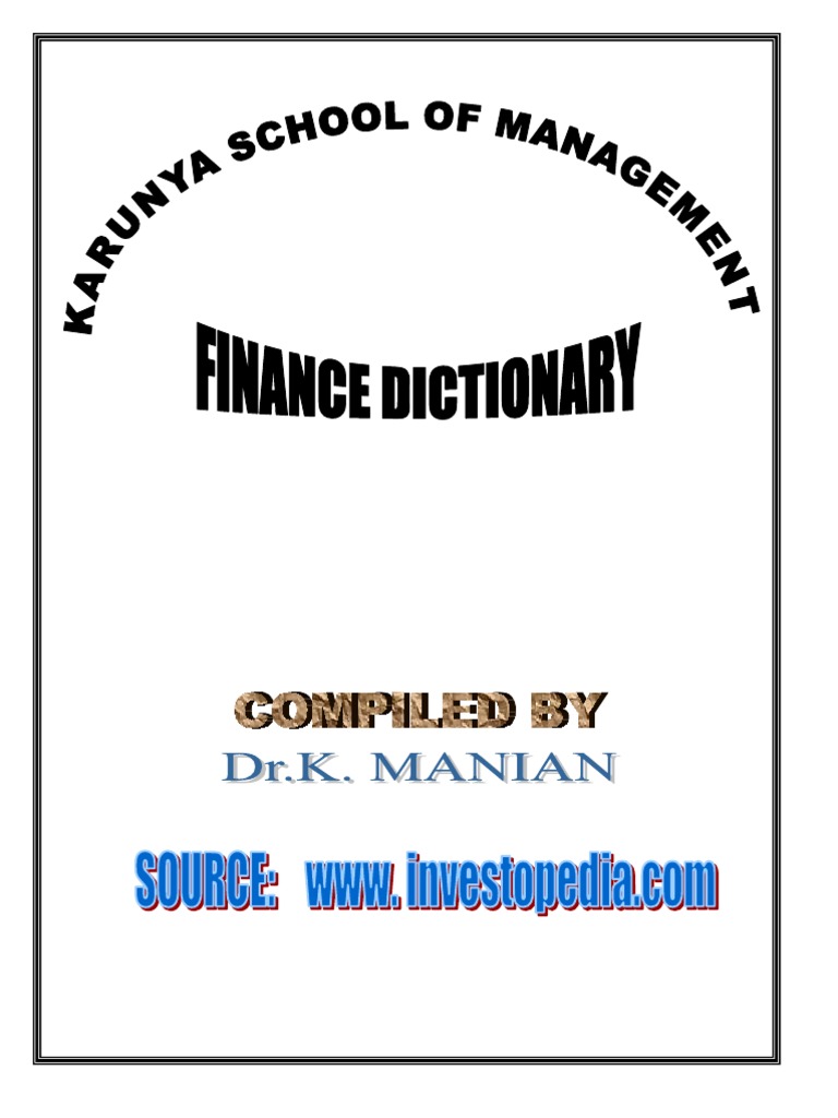 Financial - Dictionary | PDF | American Depositary Receipt | Stocks