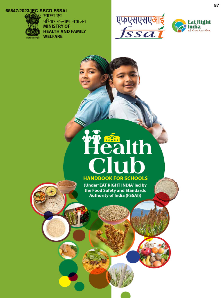 School Health Club Handbook | PDF | Healthy Diet | Diet (Nutrition)