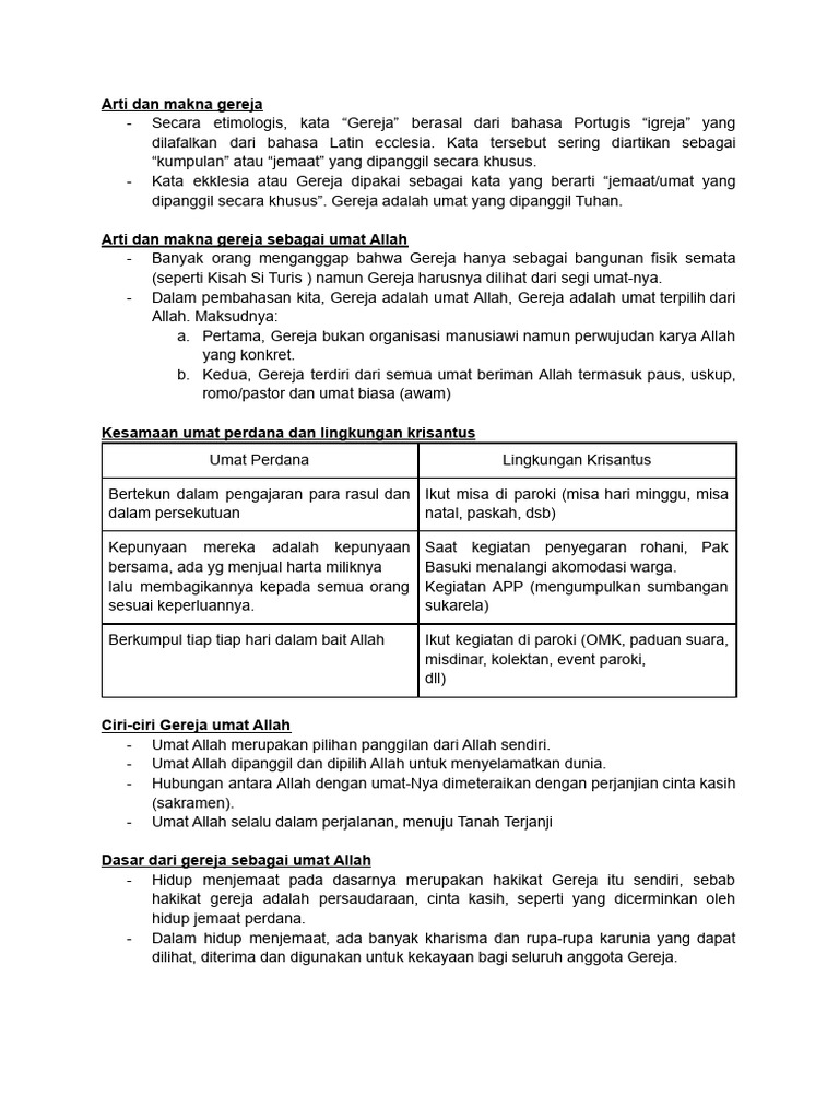 Rangkuman PAS Agama 2022 | PDF