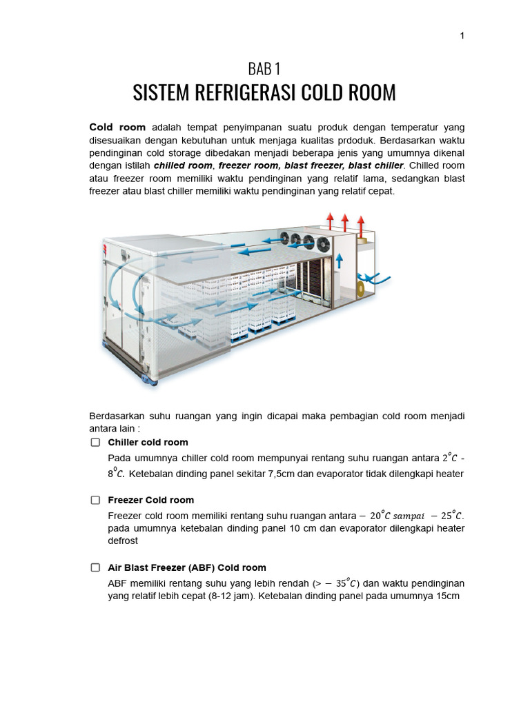 Buku Kursus Cold Room | PDF