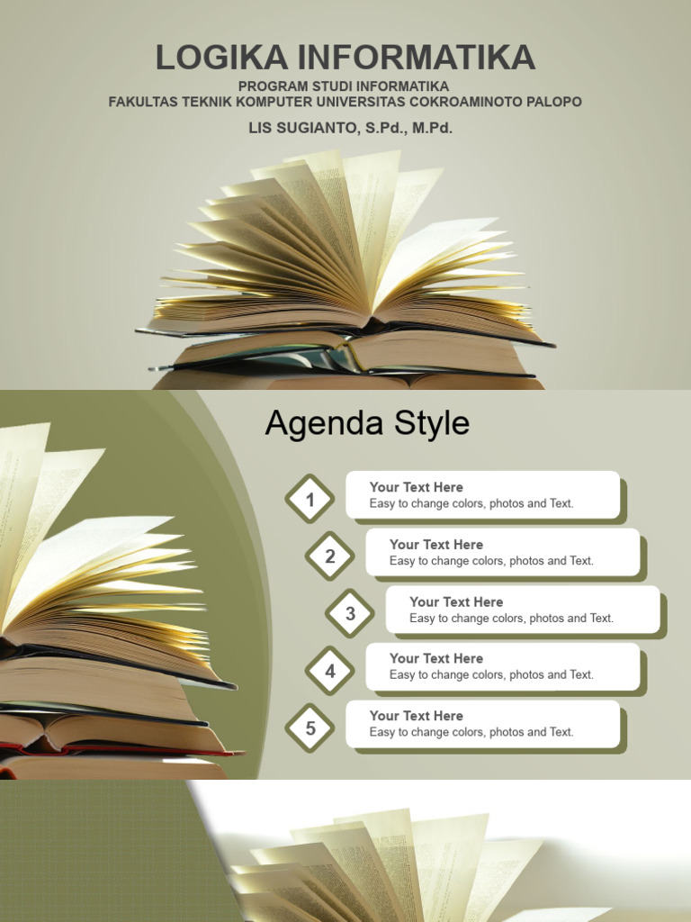 Vintage Old Books PowerPoint Template | PDF | Microsoft Power Point ...