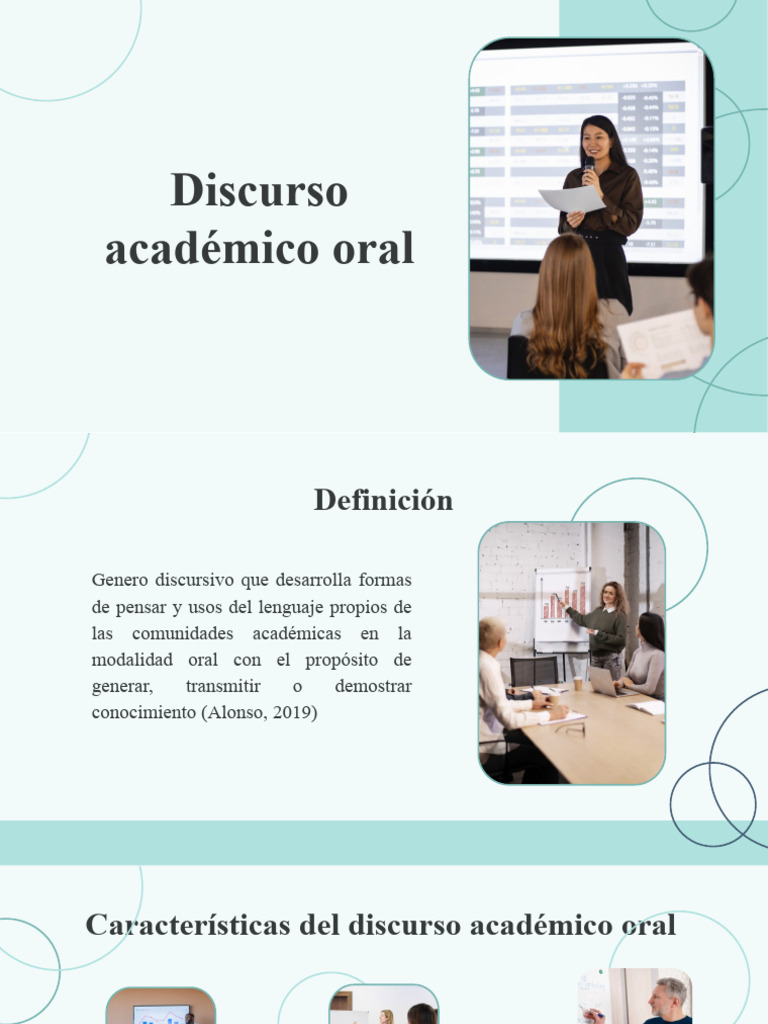 Discurso Académico Oral | PDF | Enseñando | Hablar en público