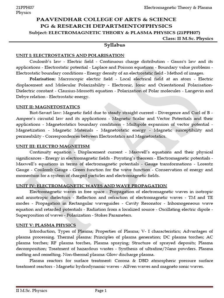 21pph07-Emt-1 Mark | Download Free PDF | Magnetic Field | Dielectric