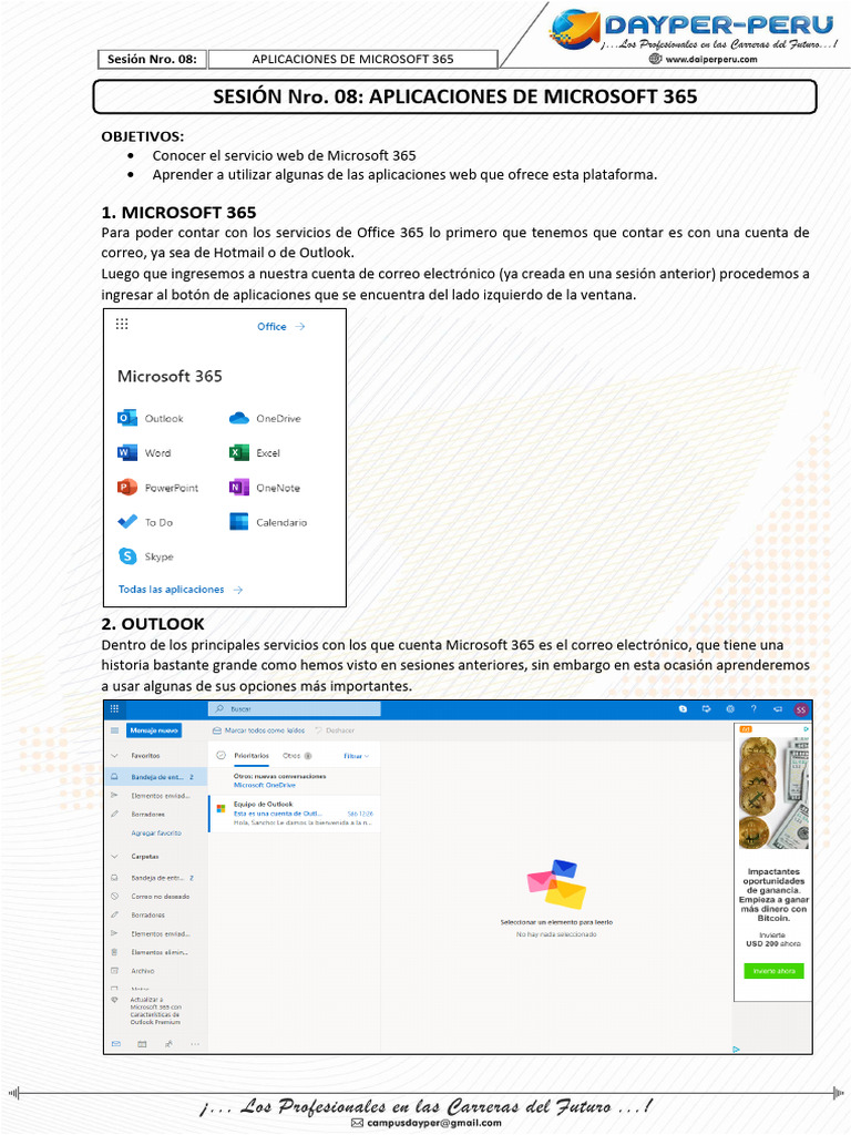 S8 - Aplicaciones de Microsoft 365 | PDF | Microsoft Office | Microsoft ...