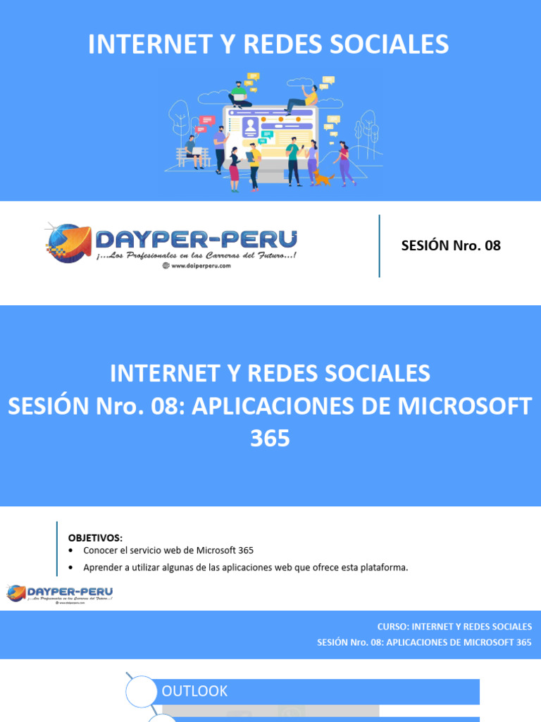 S8 - Resumen - Aplicaciones de Microsoft 365 | PDF | Microsoft Office | Microsoft Outlook