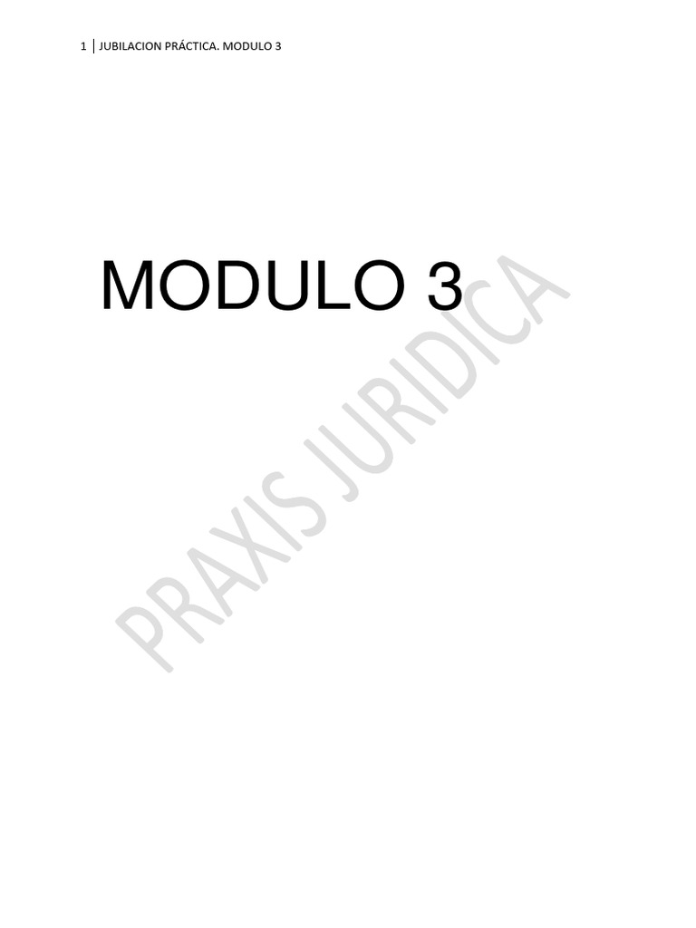 Jubilacion Practica Modulo 3 | PDF | Jubilación | Pensión