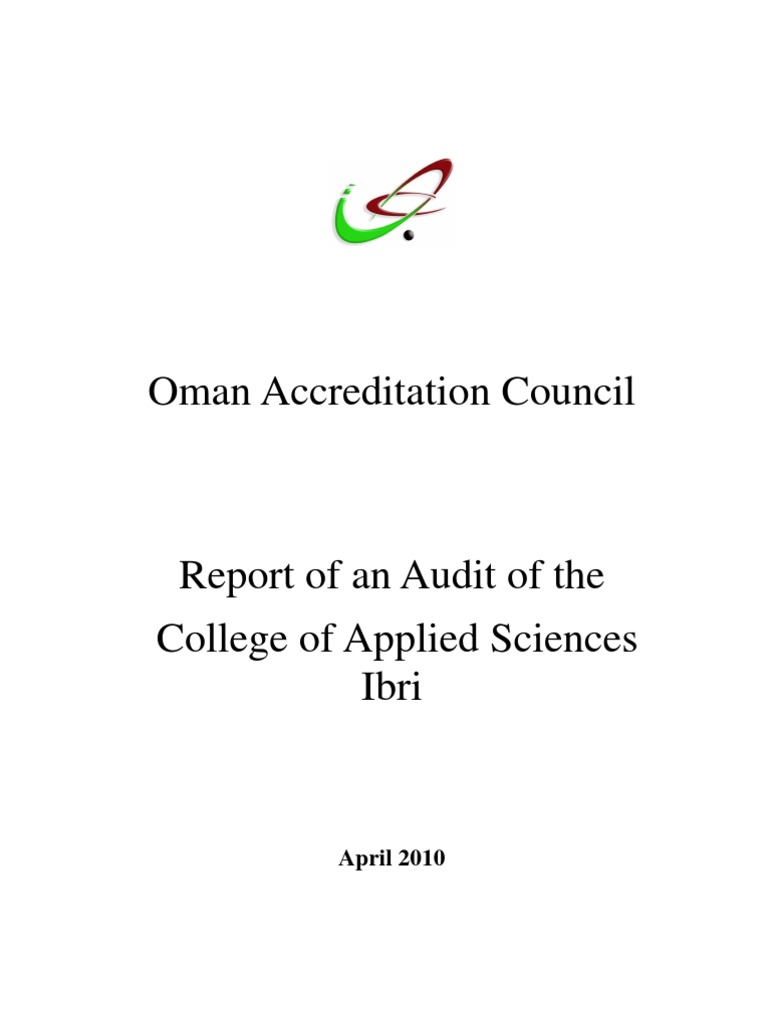 Cas Ibri Audit Report v6 Final | PDF | Educational Assessment | Audit