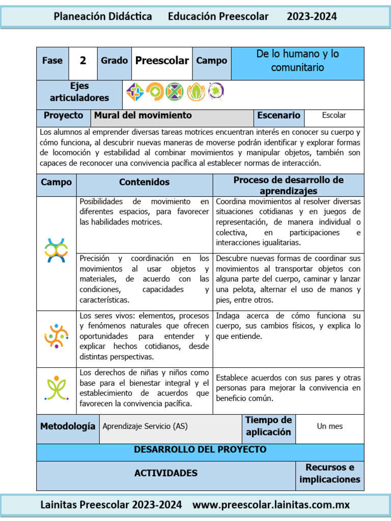 archivetempPreescolar Septiembre - Educaci¢n F¡sica (2023-2024) | PDF | Educación de la primera ...