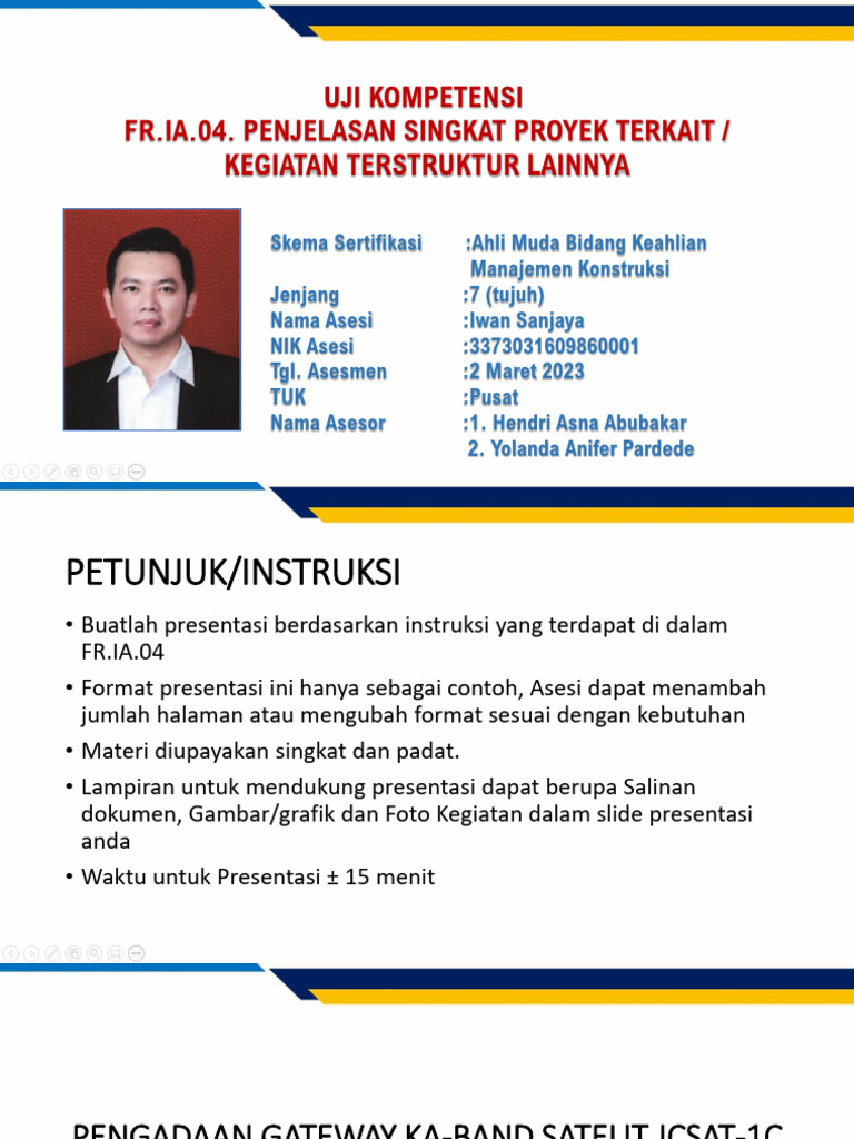 Proyek Gateway Satelit JCSAT-1C | PDF | Teknologi & Rekayasa