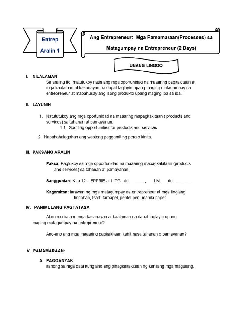 TG - Epp5 Ict Aralin 1 3 TG Epp5ie 0a 1 3 | PDF