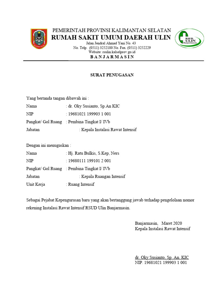 Surat Penugasan | PDF