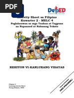 Filipino Melcs Grade 5 | PDF