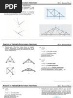 DETERMINACY (Sample Problems) | PDF | Truss | Equations